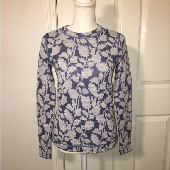 LOFT | Sweaters | Loft Floral Jacquard Sweater | Poshmark